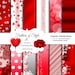 Valentines Day Digital Scrapbook, Love Backgrounds, Valentine Patterns ...