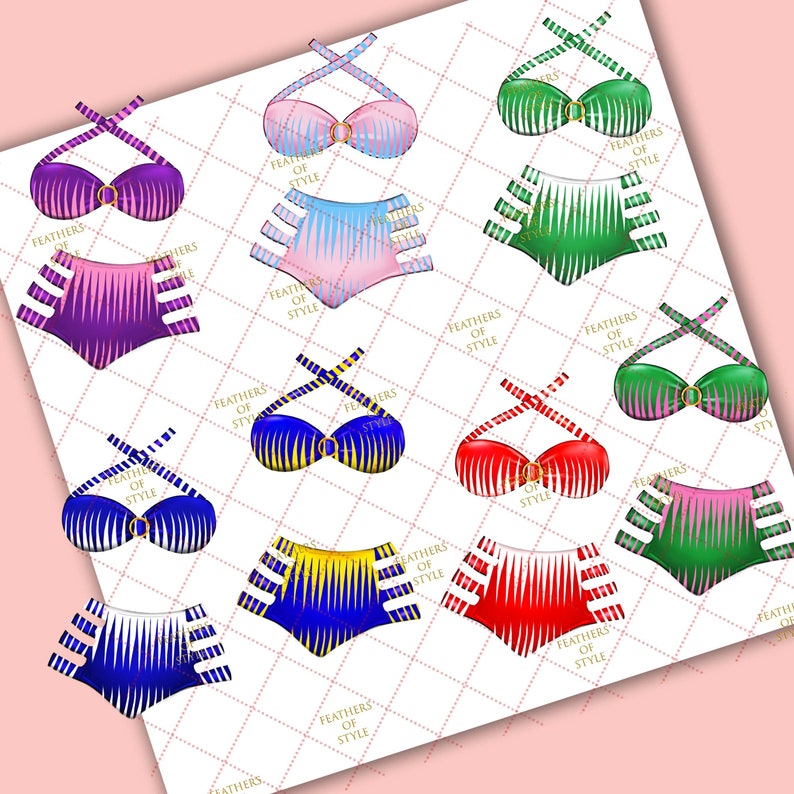 Swimwear Girl Clipart, Beach Time Clipart, Summer Girls Clipart, Beach ...