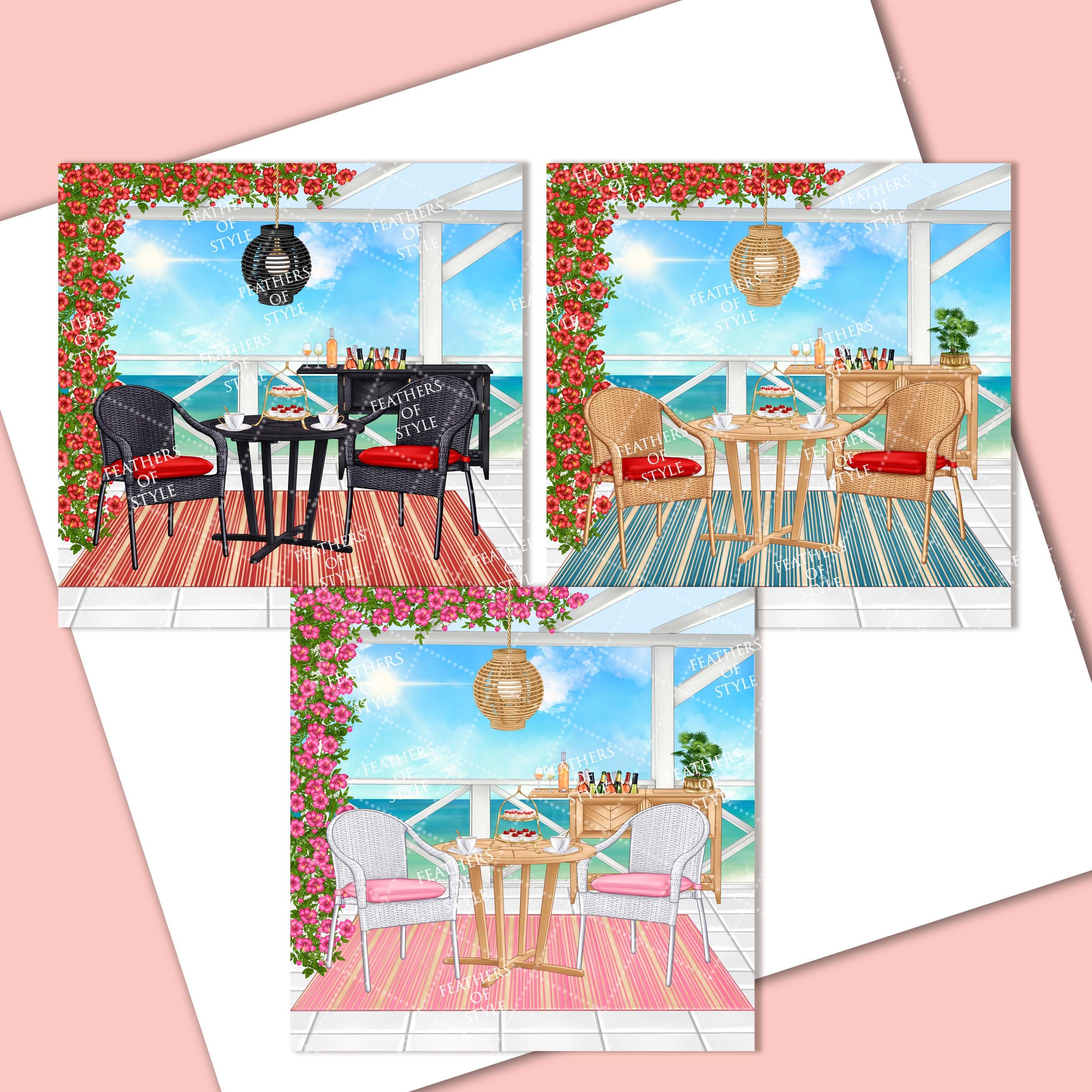 Background Scene Garden Scene Summer Scene Home Decor - Etsy