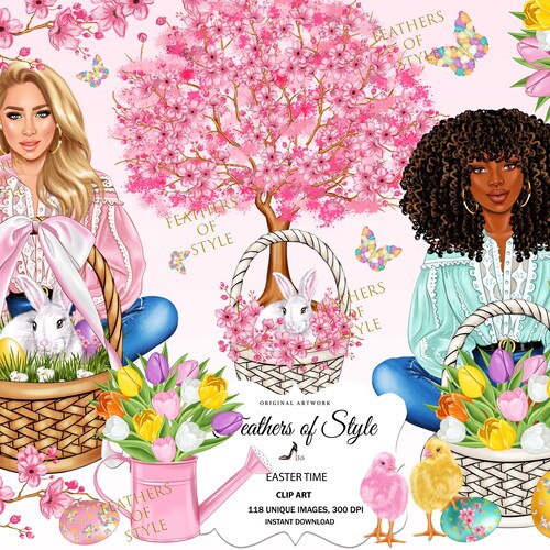 Eggs Painting Watercolor Cliparts Spring Clipart Easter - Etsy