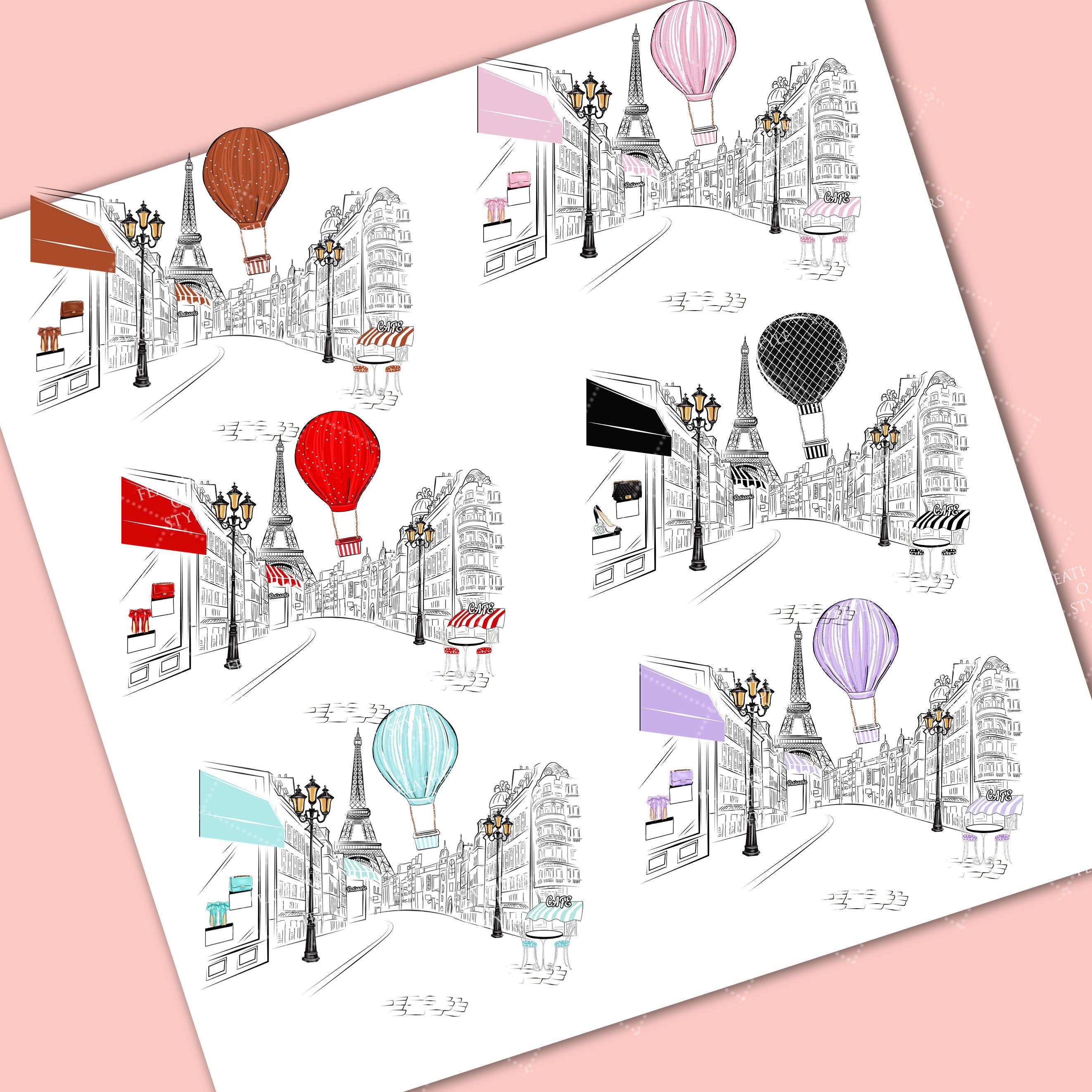 Paris Girls Clipart Spring Fashion Clipart Fashion Girl Clipart ...