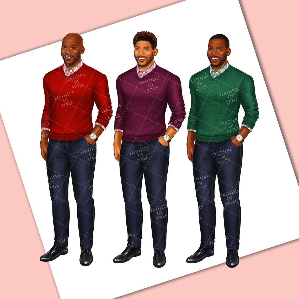 Man Clipart, Boyfriend Clipart, Casual Man Clipart, Boy Clipart, Male ...