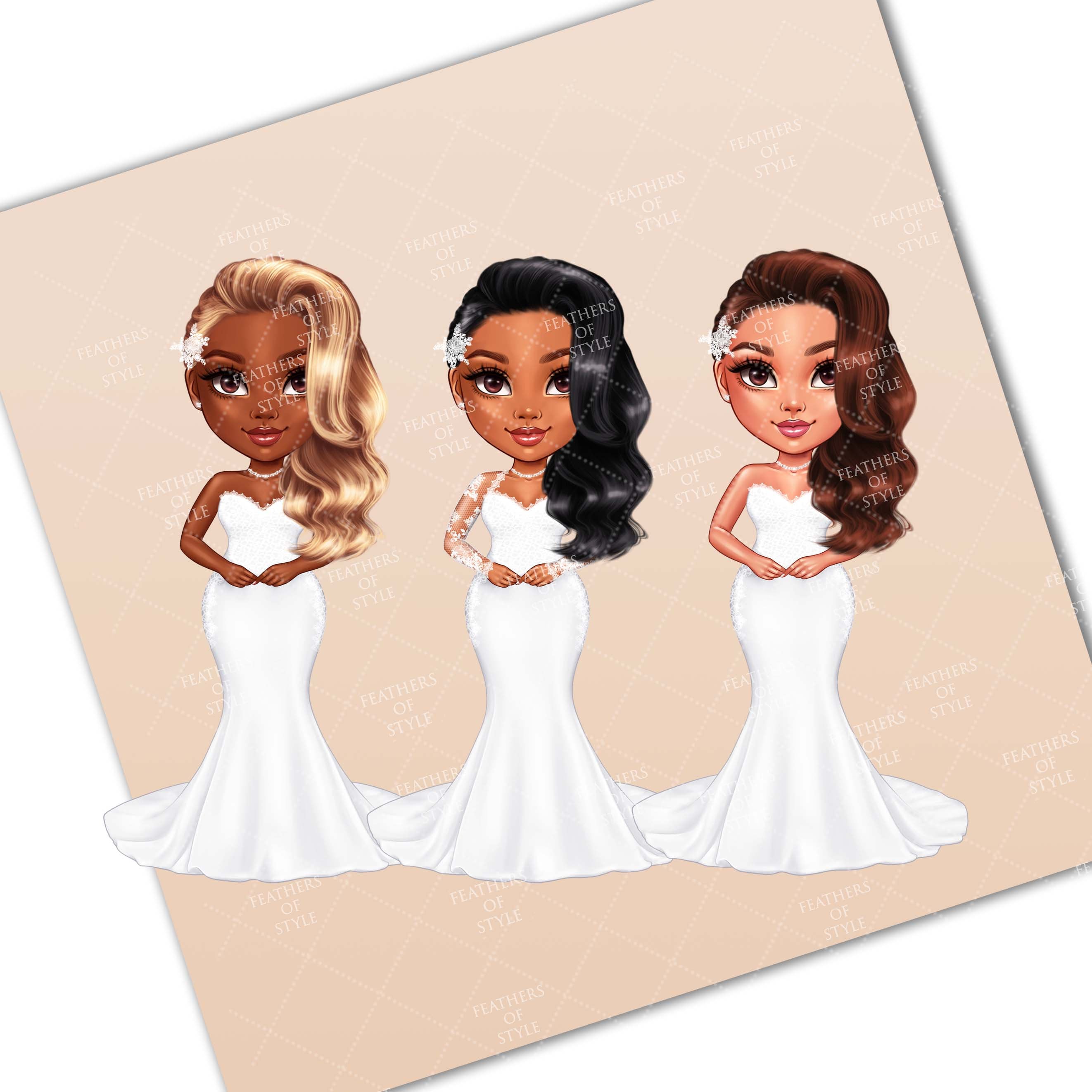 Chibi Wedding Clipart, Chibi Bride Clipart, Chibi Couple Clipart, Chibi ...