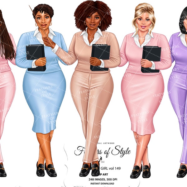 Teacher Clipart - Etsy