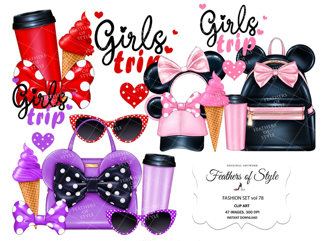 Fashion Accessories Clipart, Fashion Clipart, Fashion Illustration ...