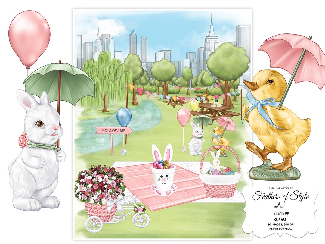 Easter Clipart, Easter Eggs Clipart, Spring Clipart, Watercolor Easter ...