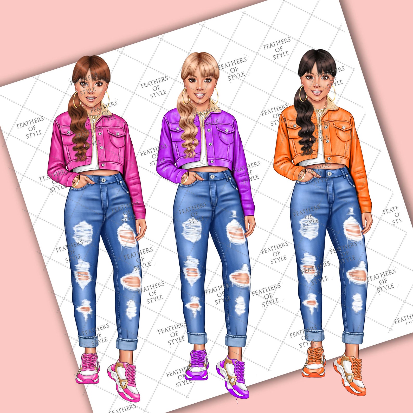 Teenager Girl Clipart, Student Girl Clipart, Fashion Girl Clipart ...