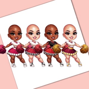 Football Chibi Doll Clipart, Sport Chibi Doll Clipart, Football Chibi ...