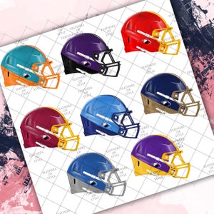 Football Helmet Clipart, Football Clipart, Football Numbers Clipart ...