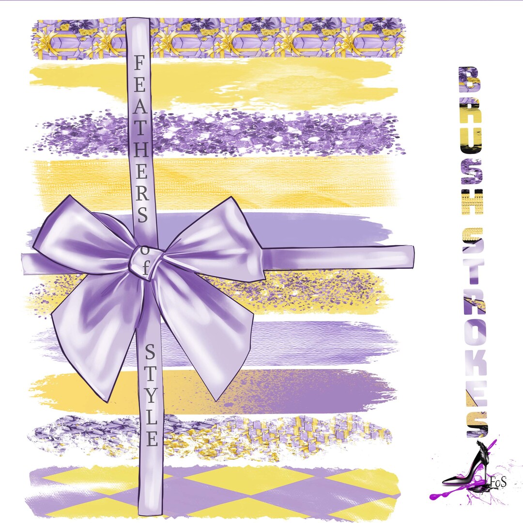 Spring Brush Strokes, Spring Paint Strokes, Colorful Paint Brush ...