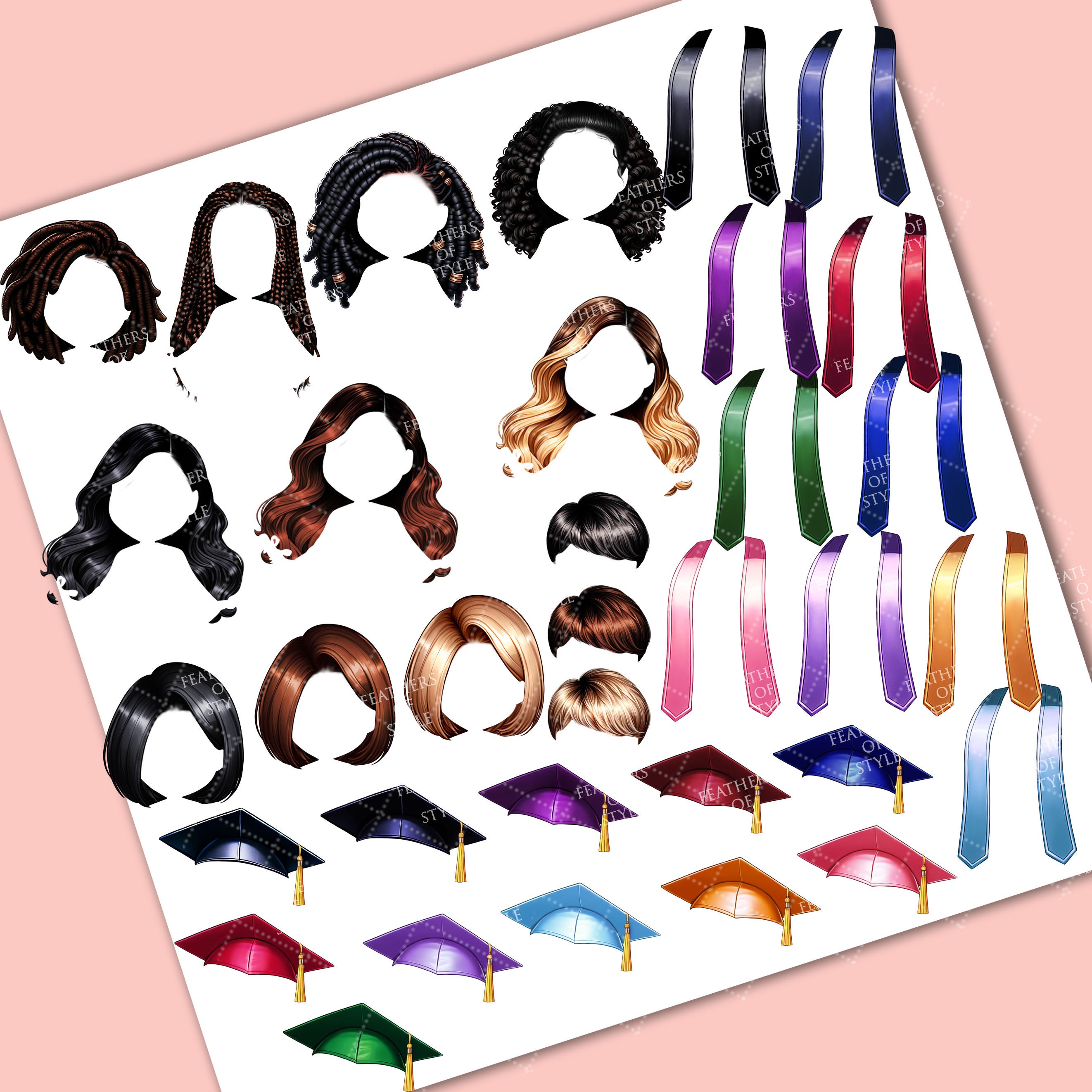 Chibi Graduation Clipart, Graduating Chibi Planner Stickers, School ...