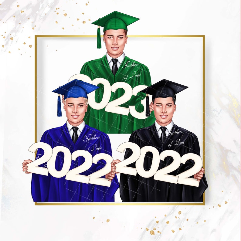 Graduate Clipart Graduation Man Clipart Graduate Student - Etsy