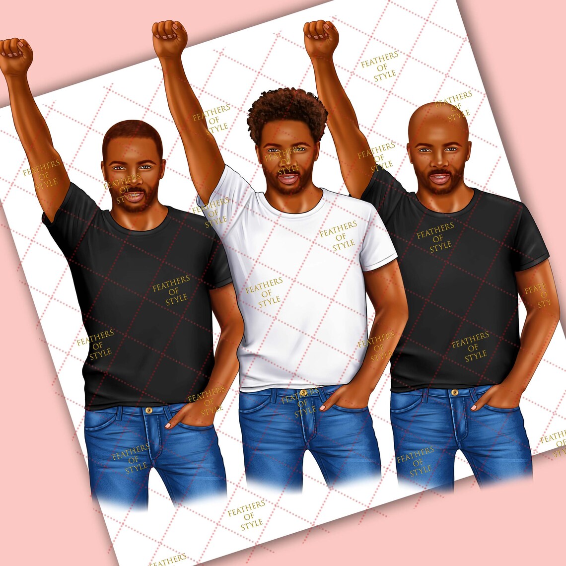 Juneteenth Clipart Black Lives Matter Clipart Hands up - Etsy