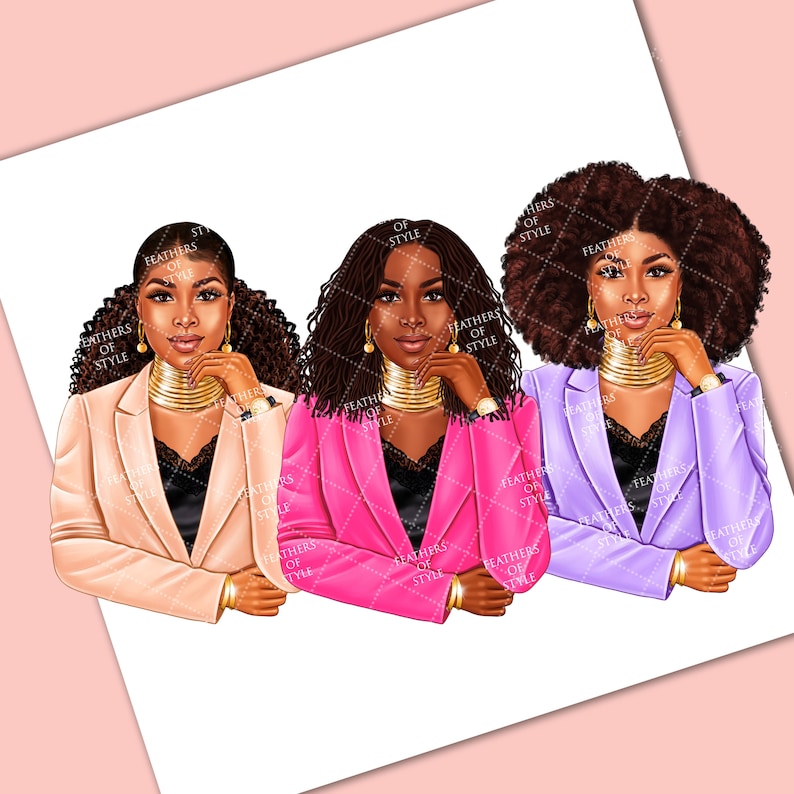 Lady Boss Clipart Boss Babe Clipart Planner Girl Clipart - Etsy