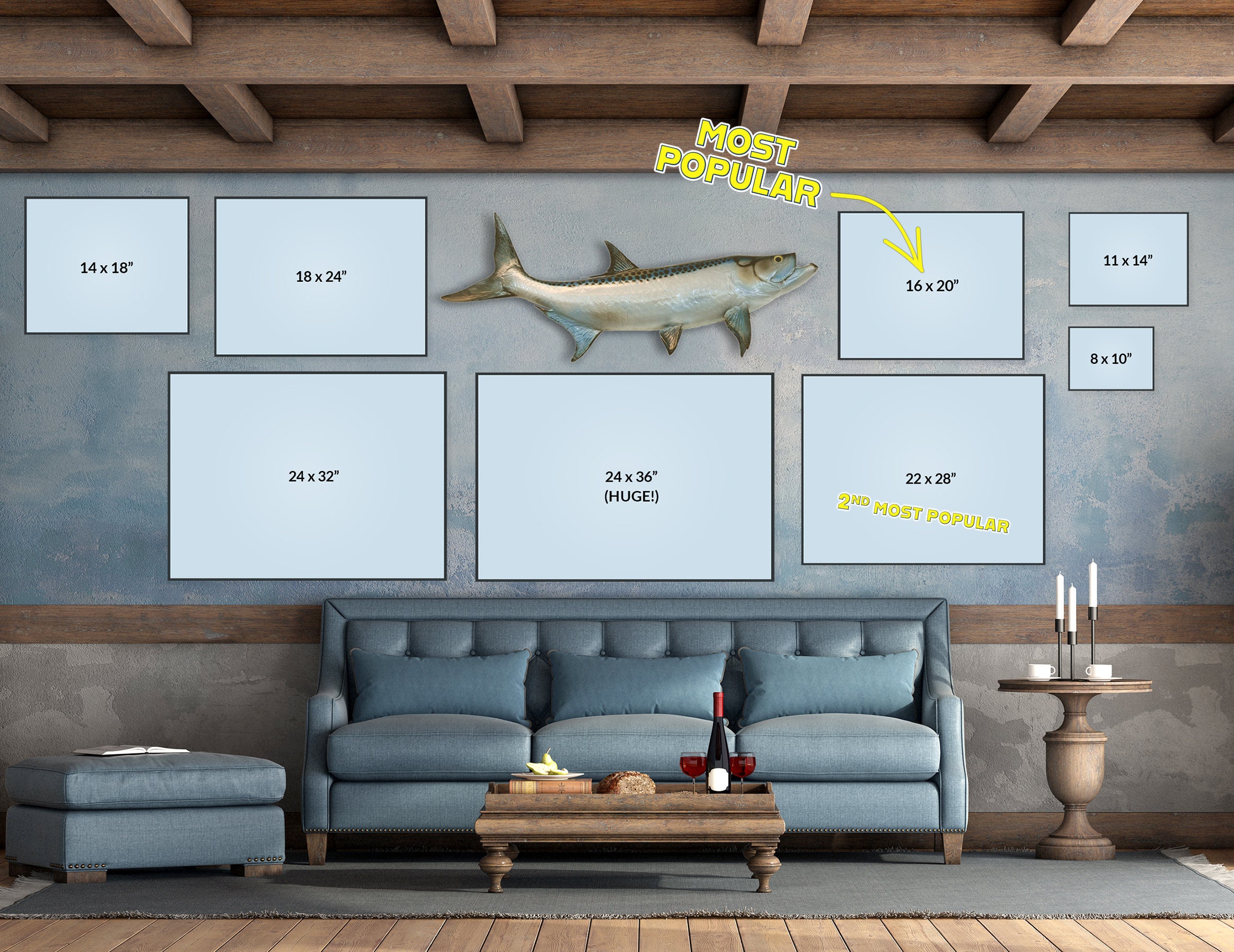 Snook Art Print Gift for Snook Fisherman. A Florida Snook Stalks a ...