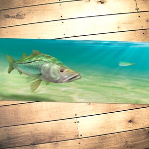 Snook Art Print Fishing Gift Fly Fishing Snook Fish Painting Snook ...