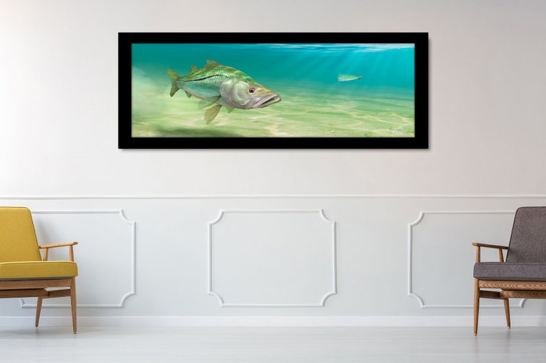 Snook Art Print Fishing Gift Fly Fishing Snook Fish - Etsy