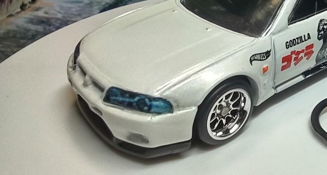 Nissan Skyline GTR33 Waterslide Decals on Clear Background for 1:64 ...