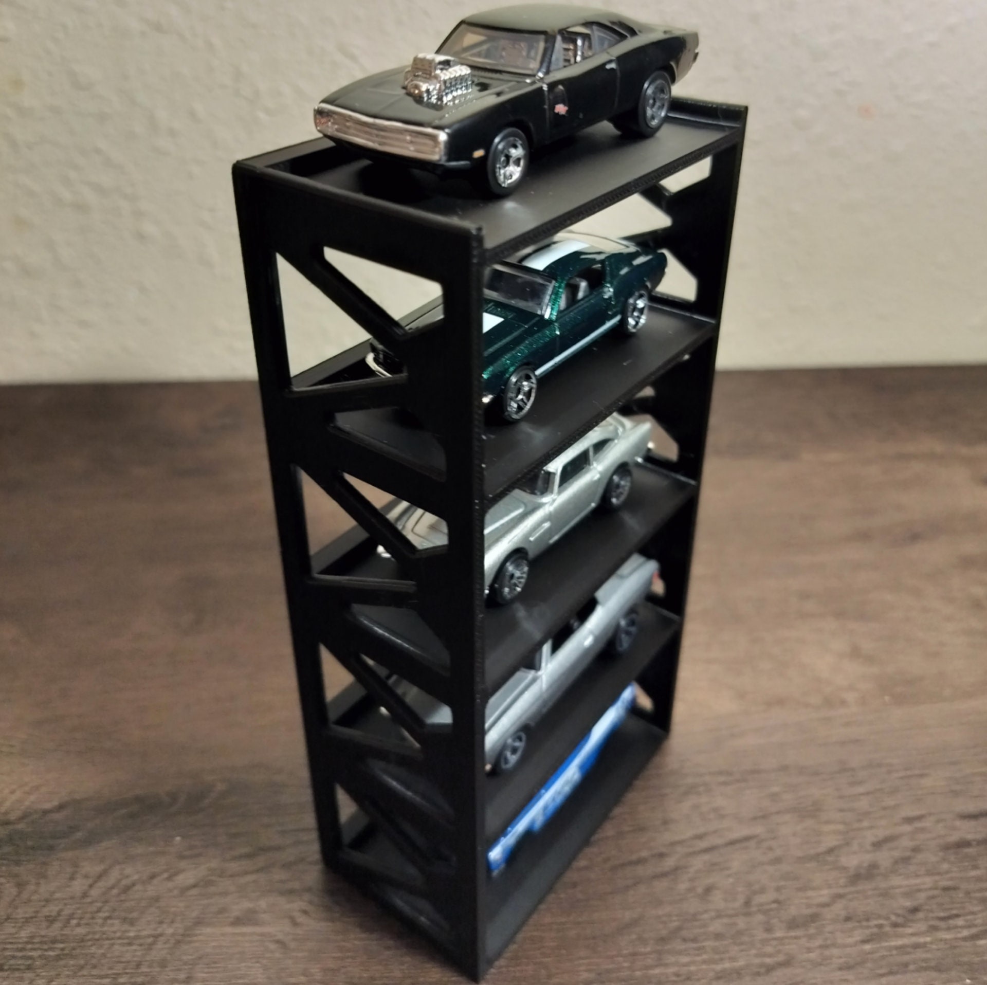 5-car Display Rack Shelf for 1:64 Scale Miniature Diecast Cars for ...