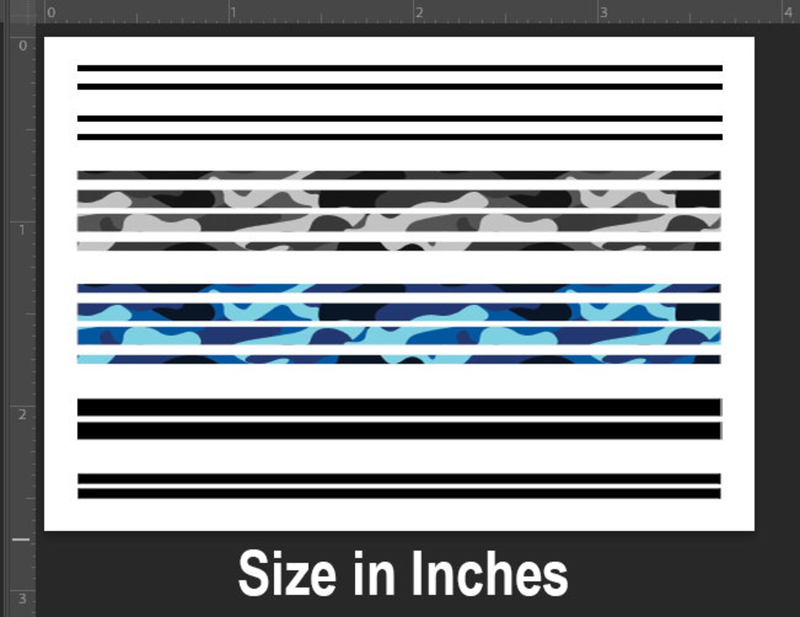 Unique Racing Stripes Miniature Waterslide Decals for Hot Wheels ...