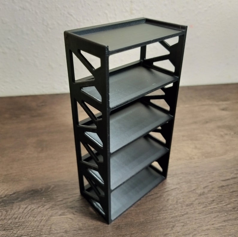 5-car Display Rack Shelf for 1:64 Scale Miniature Diecast Cars for ...