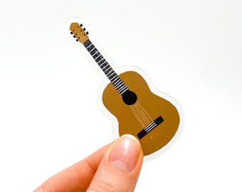 Acoustic Guitar Vinyl Decal Sticker - Etsy