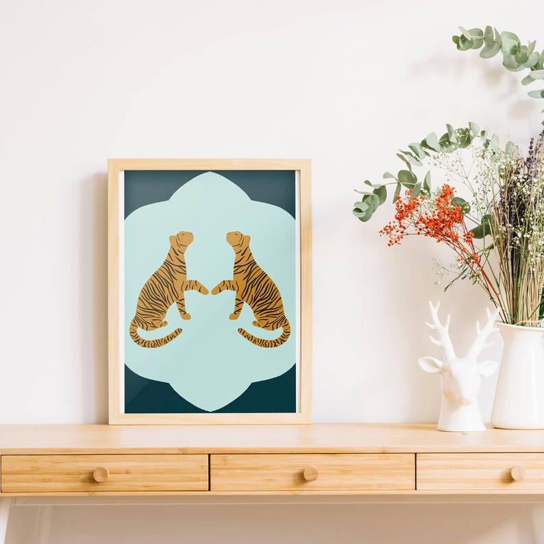 Big Cat Collection Set of 3 Art Prints save 20% Tigers - Etsy Australia