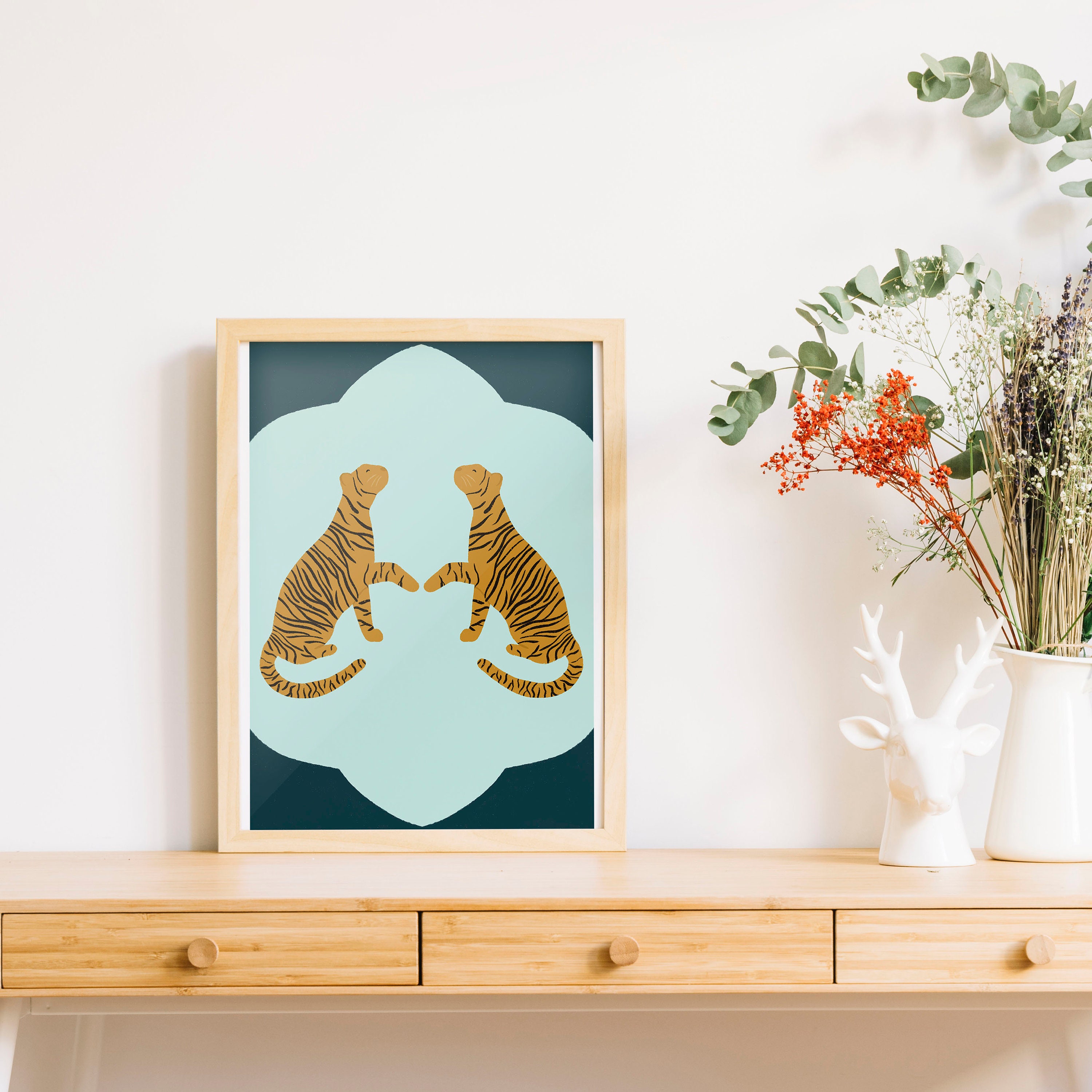 Big Cat Collection Set of 3 Art Prints save 20% Tigers - Etsy Australia
