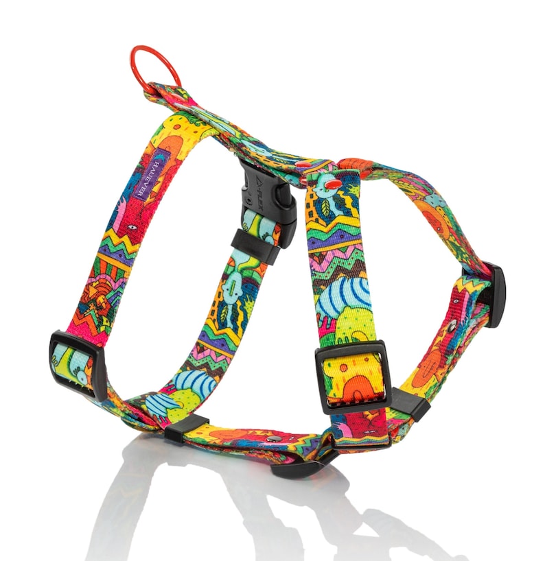 Funny Adjustable Dog Harness, Personalized Guard Harness, Soft Webbing ...