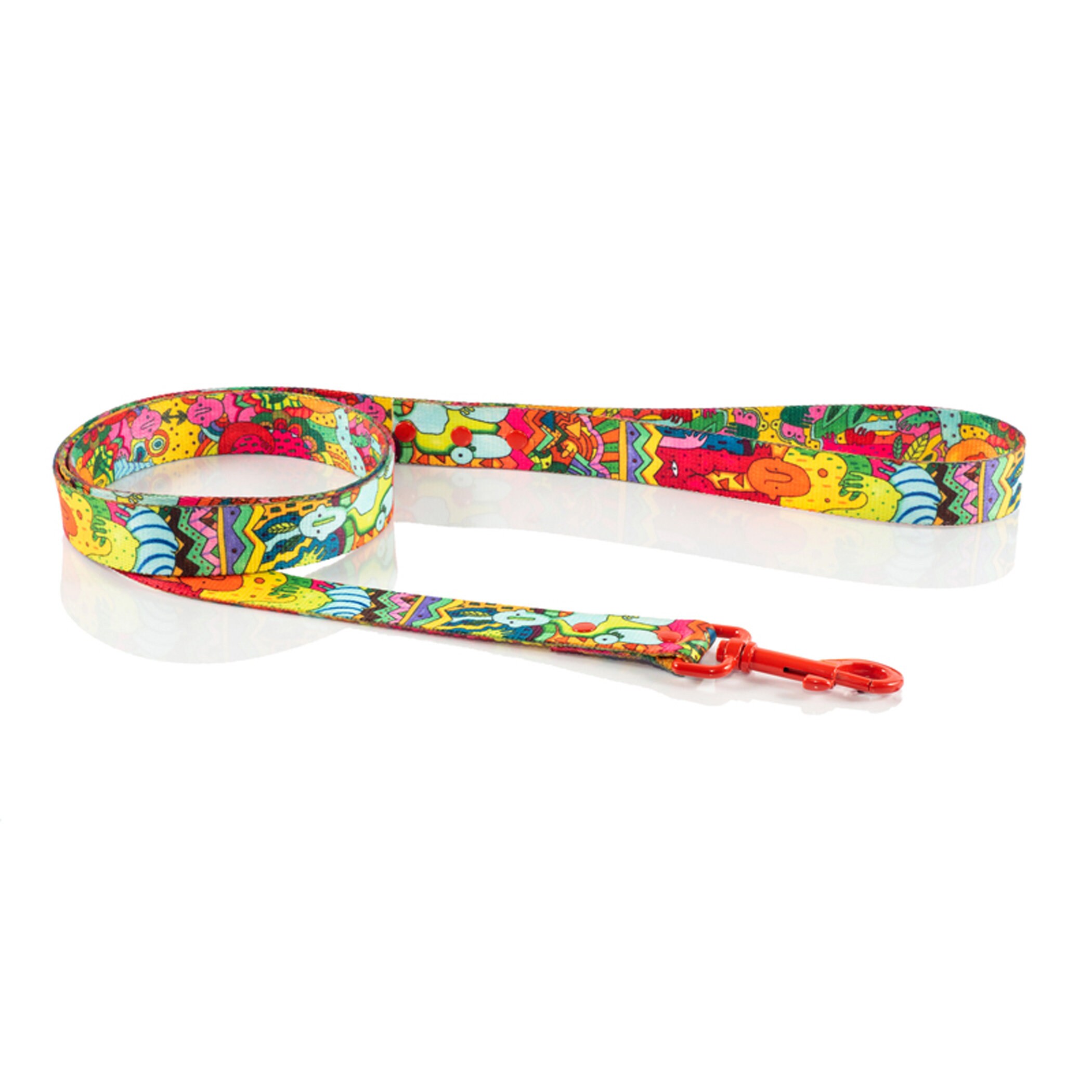 Funny colorful dog leash unisex leash for trendy dogs street | Etsy