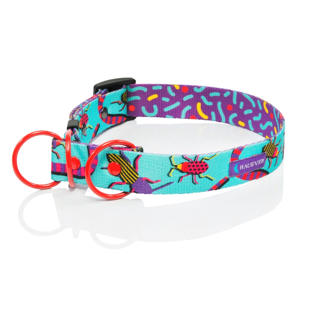 Blue Worms Boho Half Choke Dog Collar, Dog Collar, Unisex Dog Collar ...
