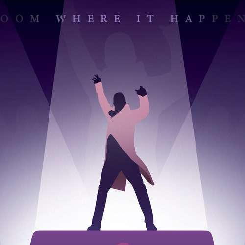 Hamilton: Room Where It Happens Minimalist Design 8x10 Print - Etsy