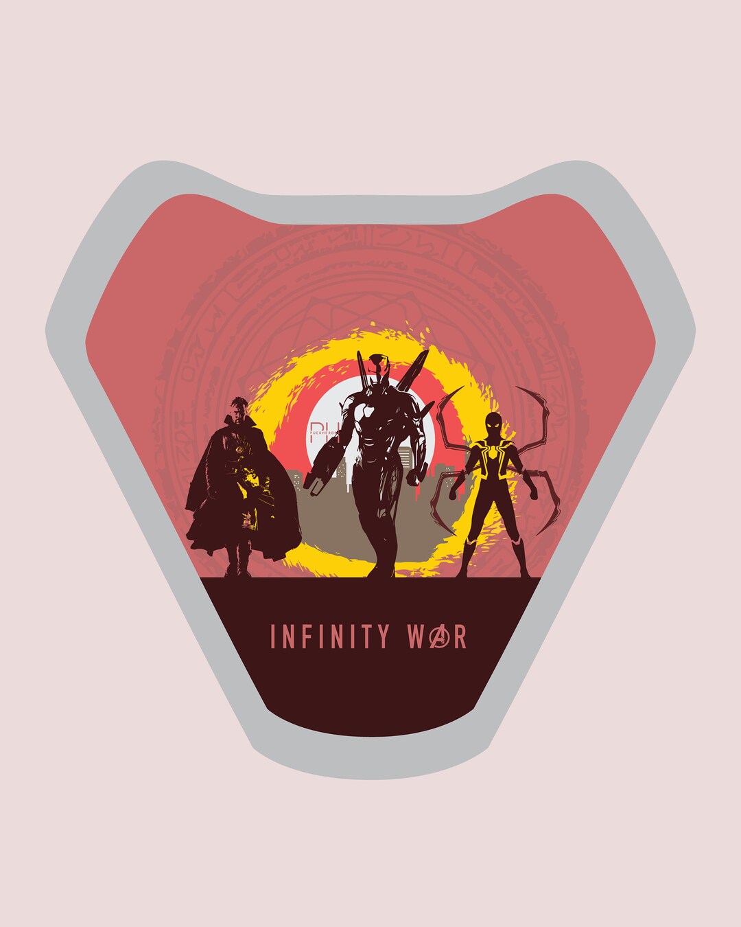 Avengers Infinity War Iron Man Minimalist Design 8x10 Print - Etsy