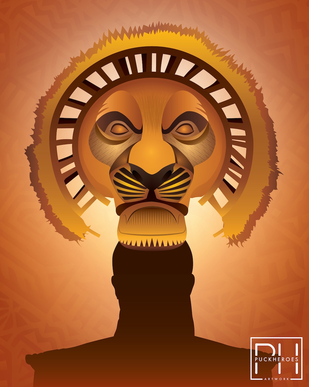 The Lion King: the Musical (broadway) - Mufasa Minimalist Design - 8x10 ...