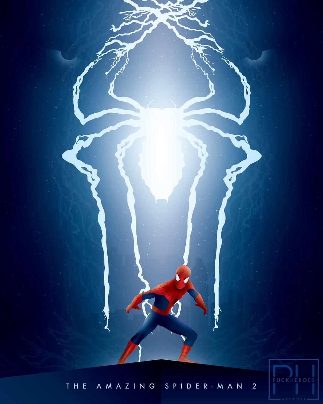 The Amazing Spider-man 2 - Minimalist Poster Design - 8x10 Print - Etsy