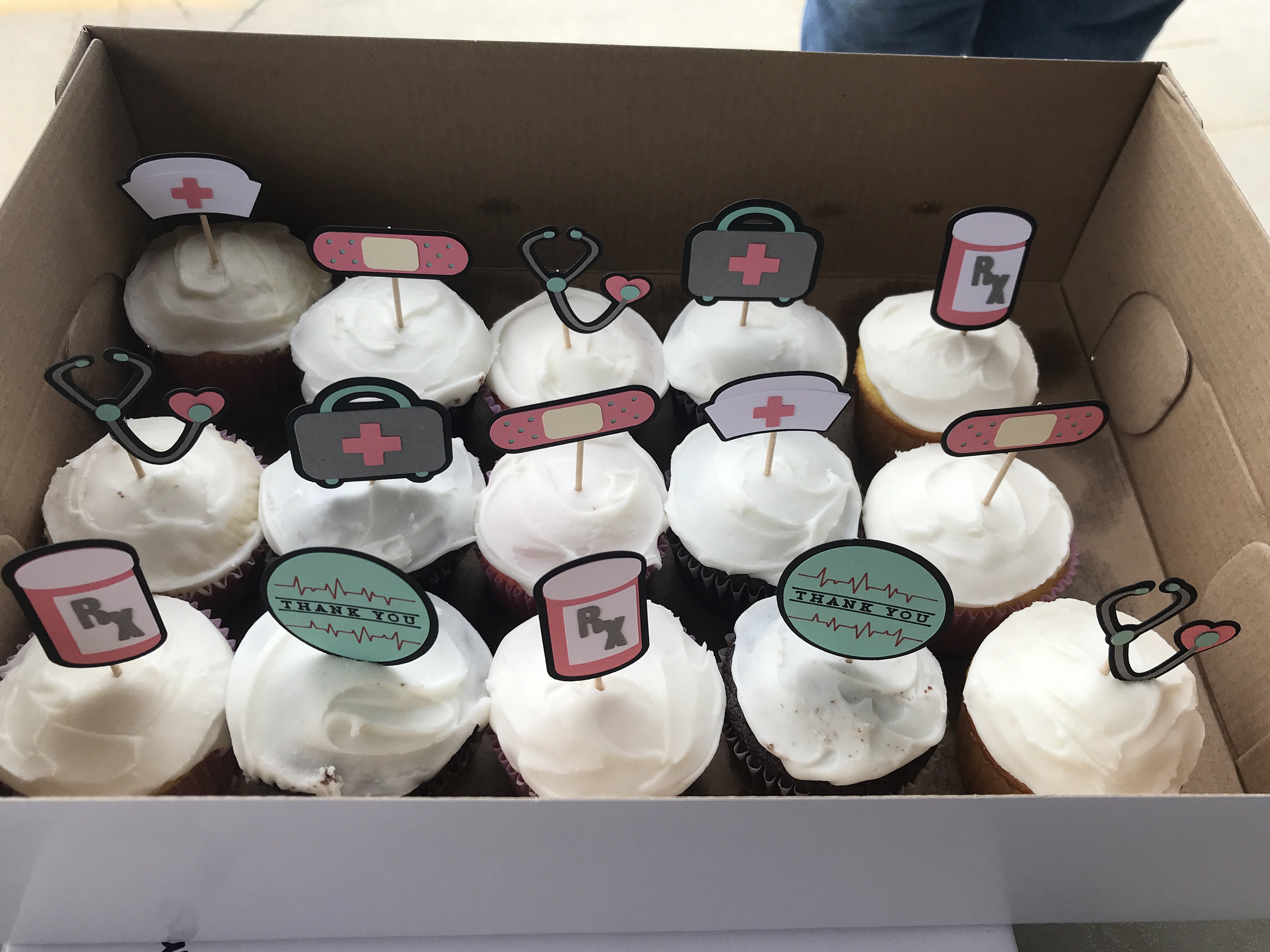 Healthcare/nurse/doctor Cupcake Toppers - Etsy