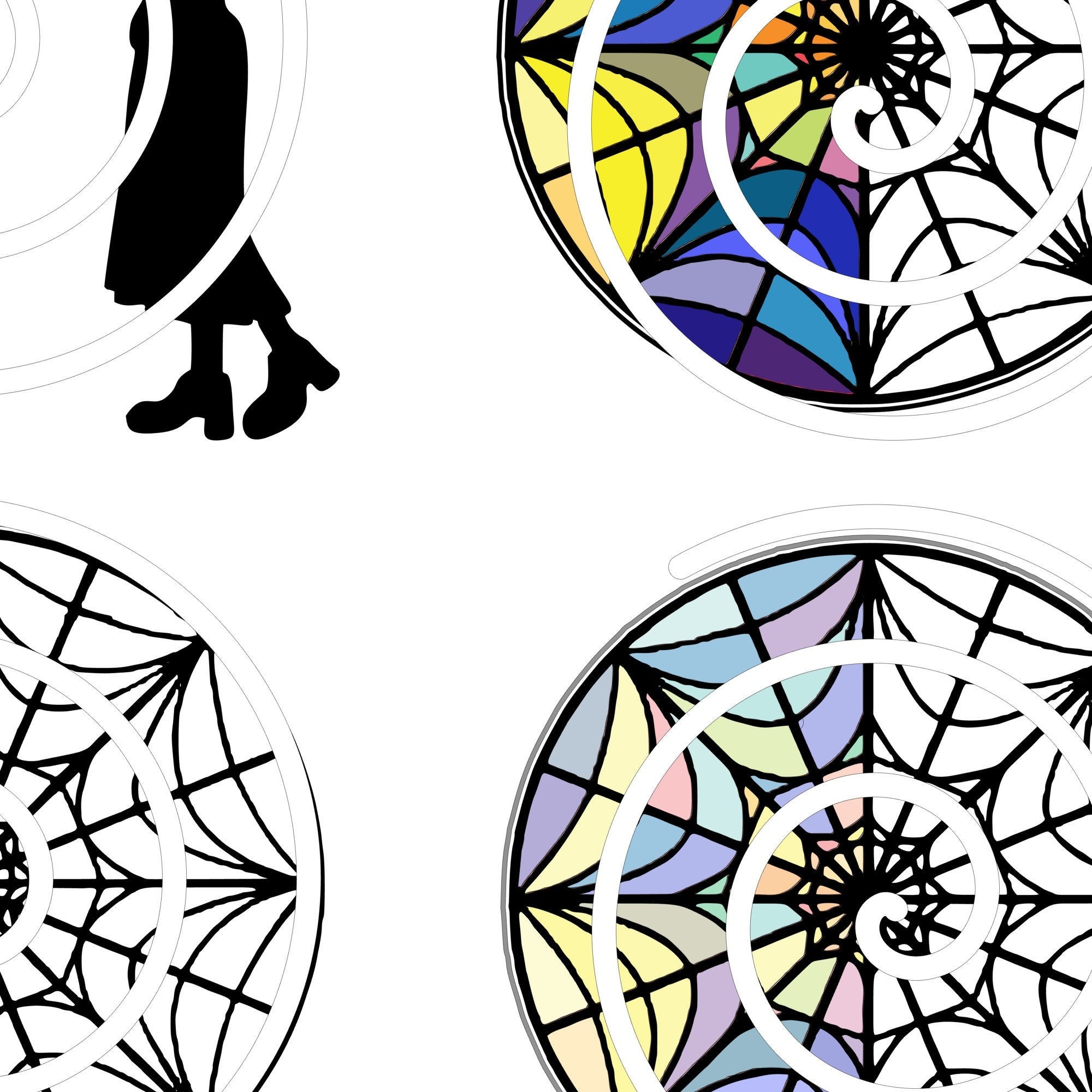 Wednesday, Ophelia Hall Window, Wednesday and Enid, Wednesday ...