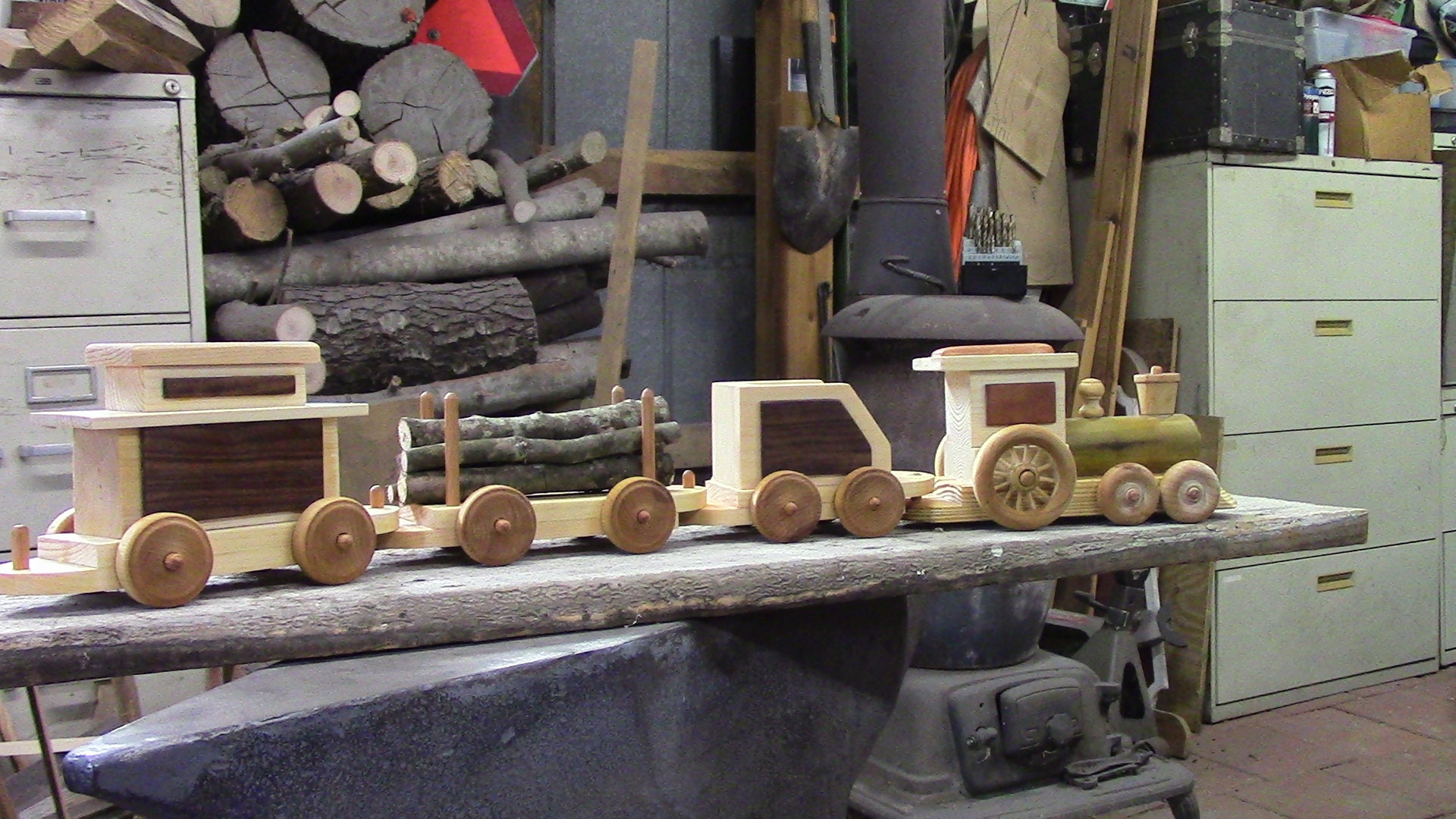 Wooden Toy Train Handmade One of a Kind - Etsy