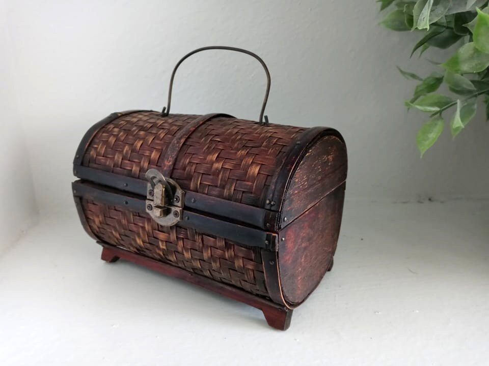 Cute Very Small Trunk Box Adorable Mini Trunk Chest Box Boho - Etsy