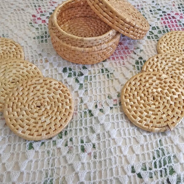 Hand Woven Coasters - Etsy