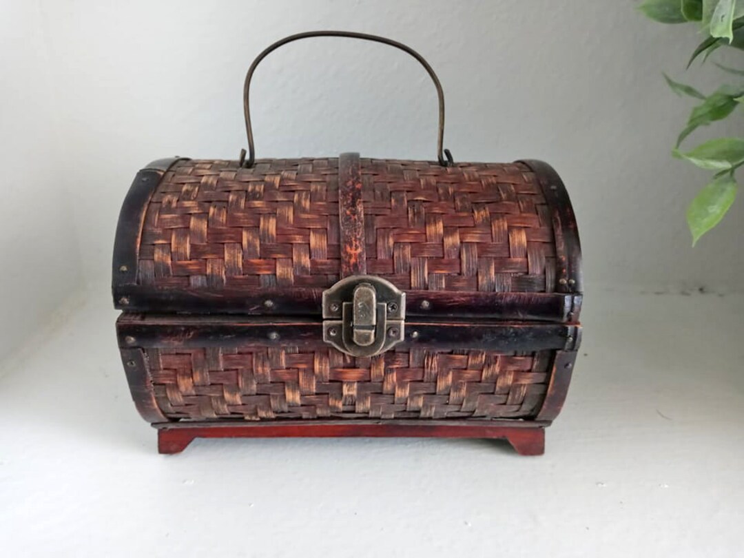 Cute Very Small Trunk Box Adorable Mini Trunk Chest Box Boho - Etsy