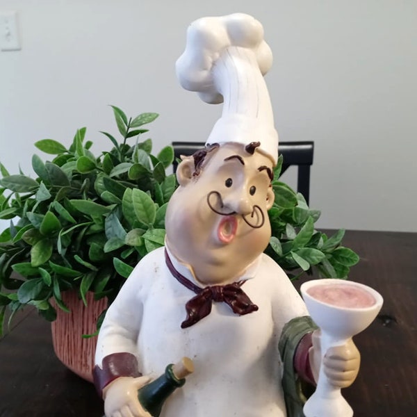 Chef Statue Kitchen - Etsy