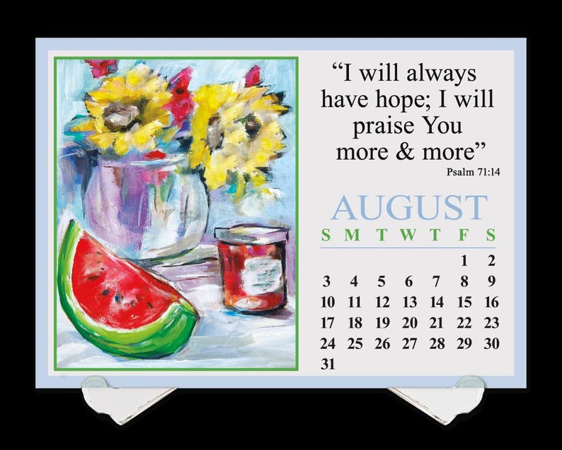 2025 Art Calendar With Scripture - Etsy