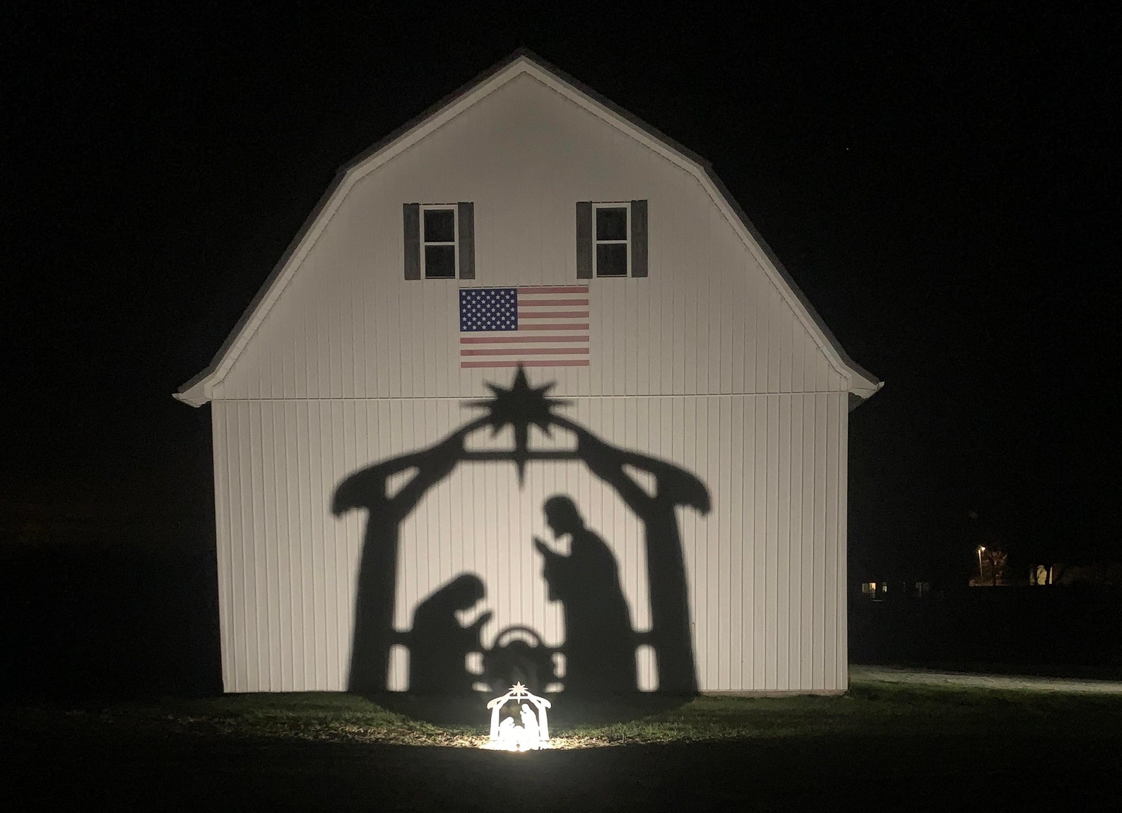 Large Nativity Scene Shadow Caster - Etsy