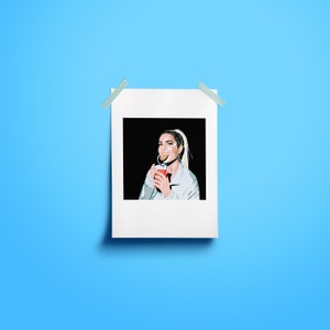 Halsey Print - Etsy