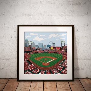 Busch Stadium Print - Etsy