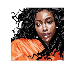SZA Digital Illustration - Etsy