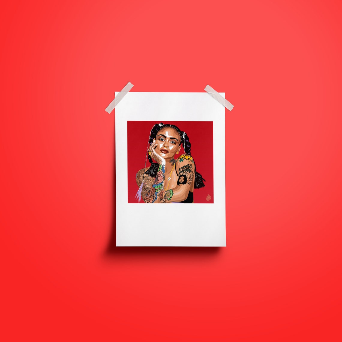 Kehlani Digital Illustration | Etsy
