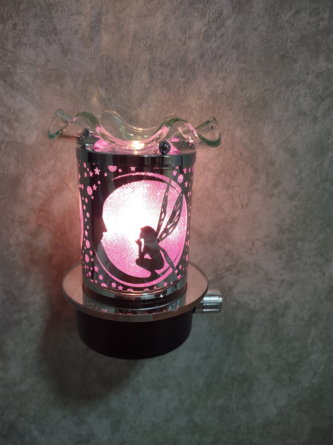 Purple Fairy Design Diffuser Aroma Plug-in Night Light. FREE 15 Oil 221 ...