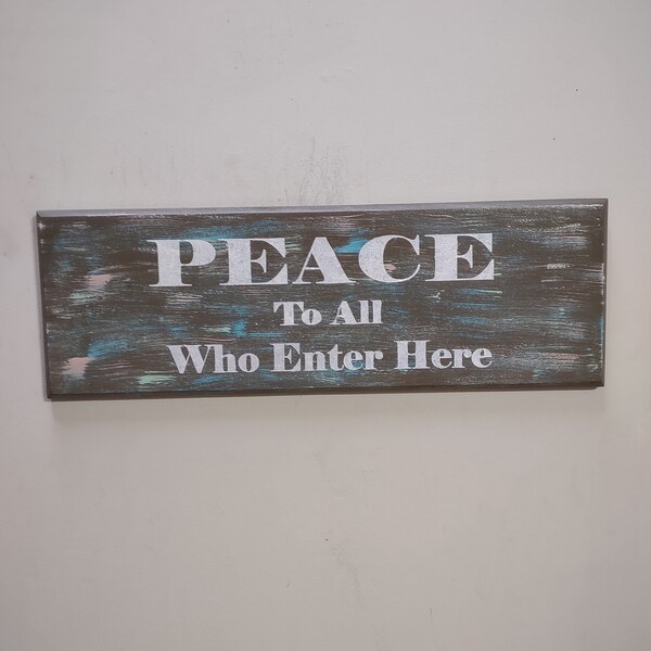 Enter Here Sign - Etsy